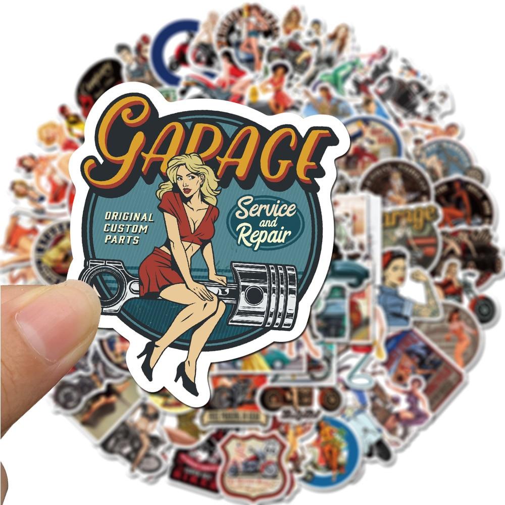 Stickers Pin Up Annees 50 | Boutique New York